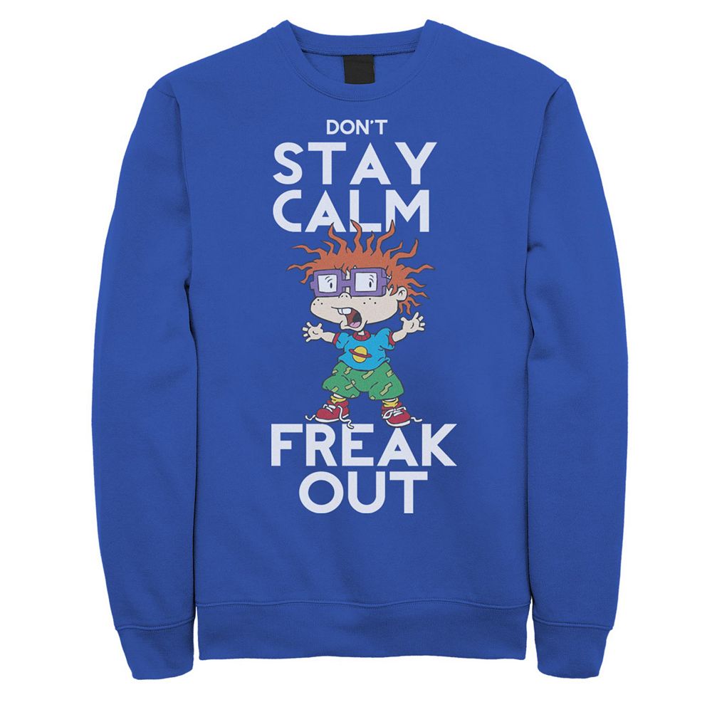 Men's Rugrats Chuckie Freak Out Fleece