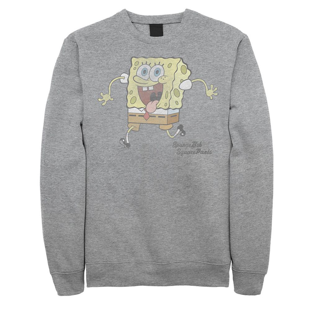 Men's Spongebob Faded Portrait Fleece