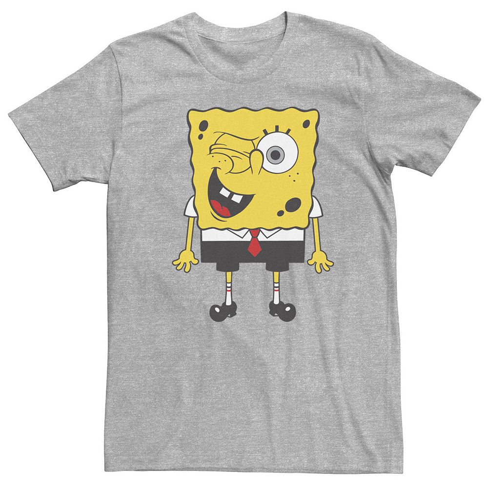 Men's Spongebob Squarepants Winking Portrait Tee