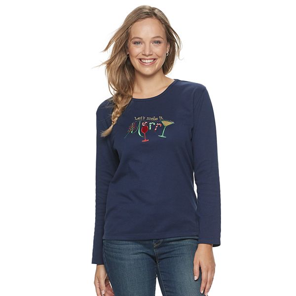 Women's MCCC Sportswear Long Sleeve Holiday Graphic Tee