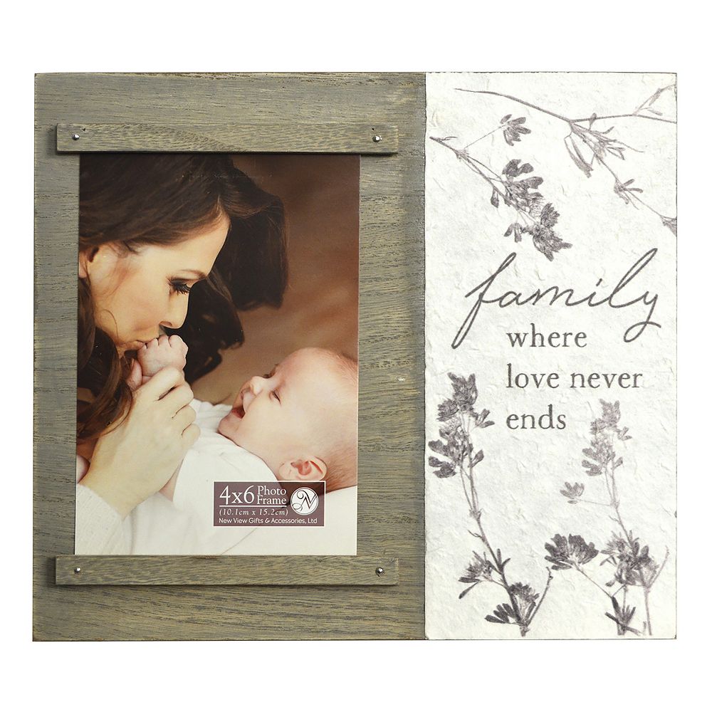 New View Gifts & Accessories "Family Where Love Never Ends" Slide Photo ...