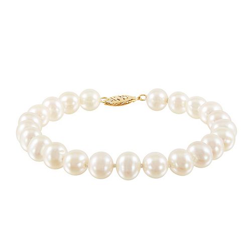 Freshwater by HONORA Sterling Silver Freshwater Cultured Pearl Bracelet Freshwater by HONORA Sterling Silver Freshwater Cultured Pearl Bracelet