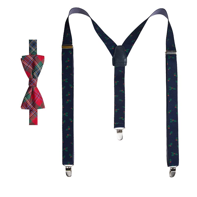 UPC 026414000115 - Men's St. Nicholas Square Bow Tie and Suspender ...
