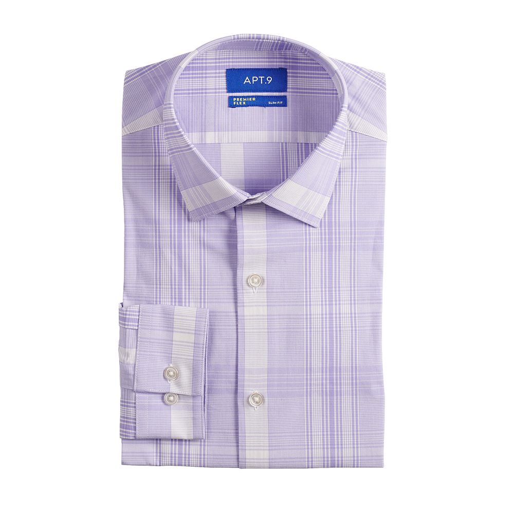 Men's Apt. 9® Slim-Fit Premier Flex Collar Stretch Dress Shirt