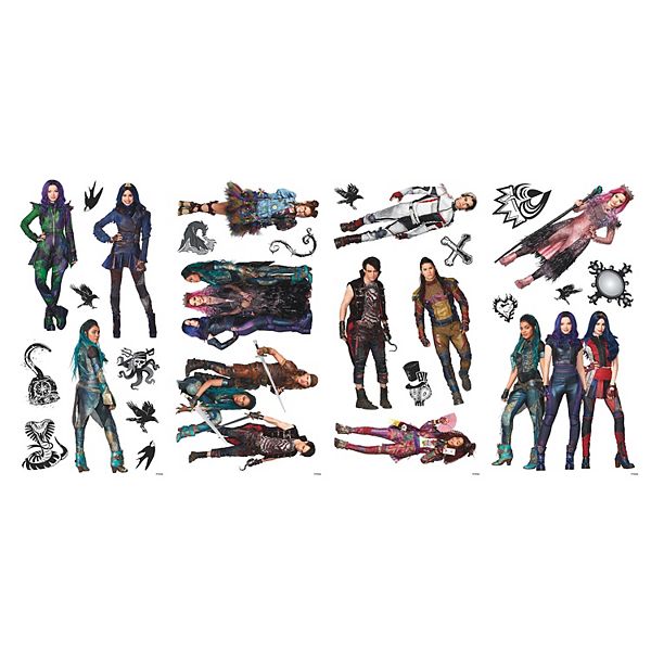 Disney's Descendants 3 Peel & Stick Wall Decals 28-piece Set by RoomMates
