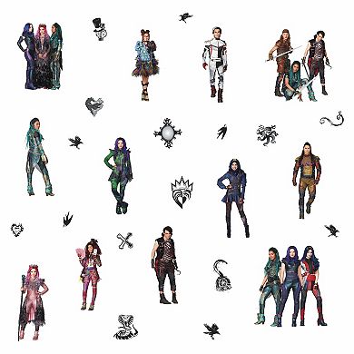 Disney's Descendants 3 Peel & Stick Wall Decals 28-piece Set by RoomMates