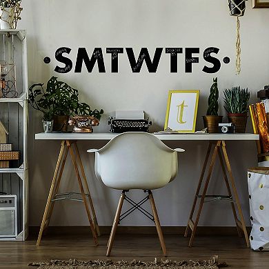 RoomMates Letters Of The Week Chalkboard Wall Decal