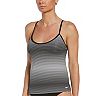 Women's Nike Textured Stripe Racerback Tankini Top