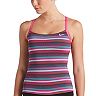 Women's Nike Textured Stripe Racerback Tankini Top