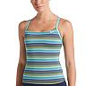 Women's Nike Textured Stripe Racerback Tankini Top