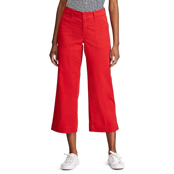 Women's Chaps Wide Leg Crop Pants