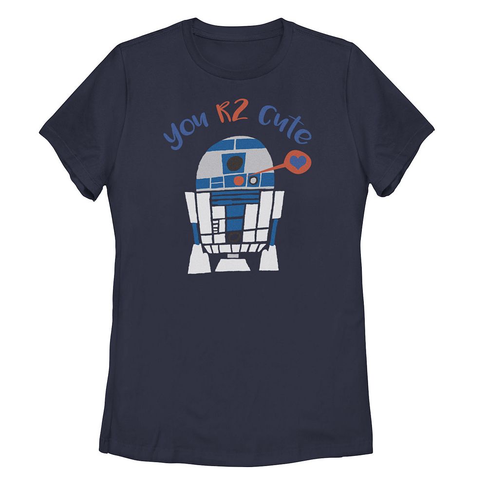 Juniors' Star War You R2 Cute R2-D2 Portrait Tee