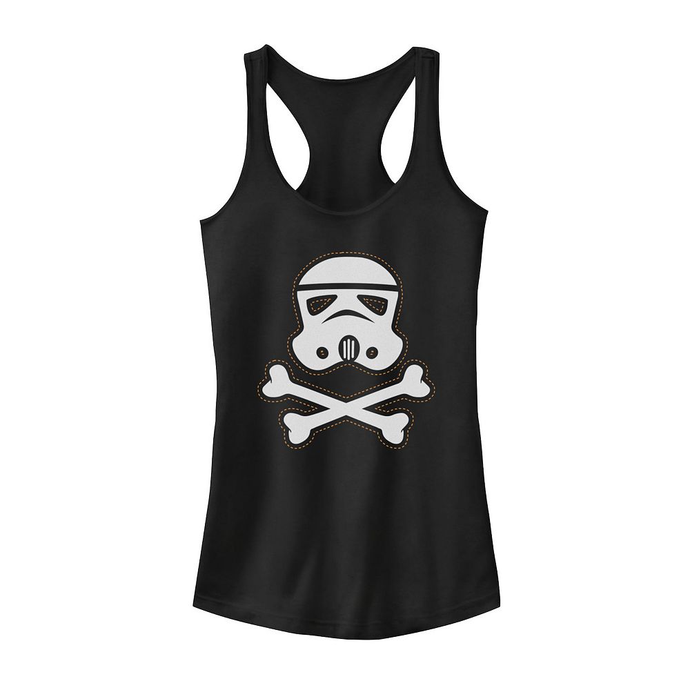Juniors' Star Wars Stormtrooper Skull And Crossbones Tank Top