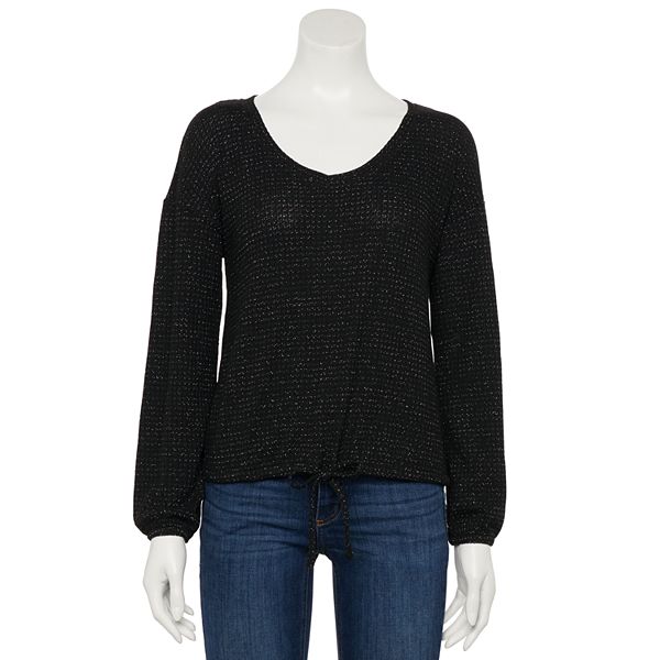 Women's LC Lauren Conrad Drawstring Hem Sweatshirt