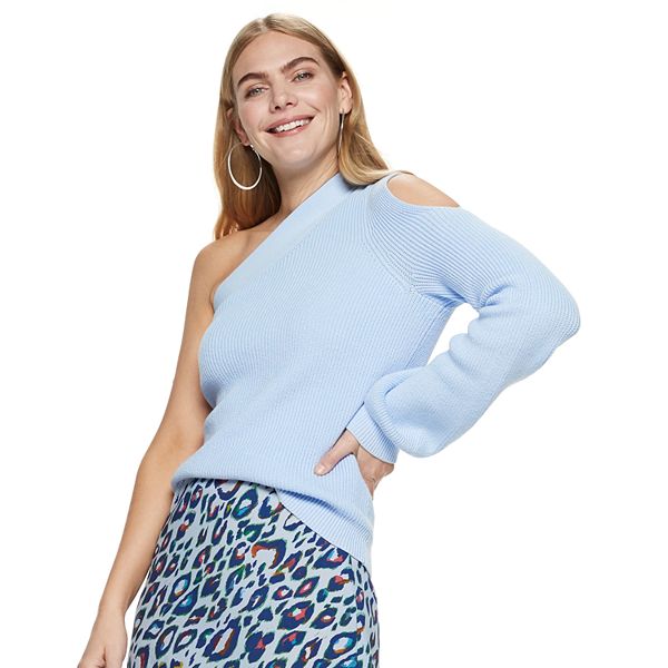 Women's Nine West One-Shoulder Pullover