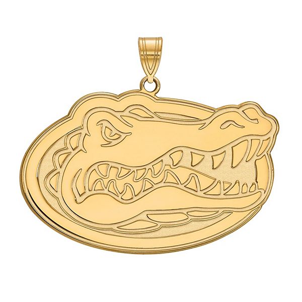 LogoArt 10K Yellow Gold Florida Gators Extra Large Pendant