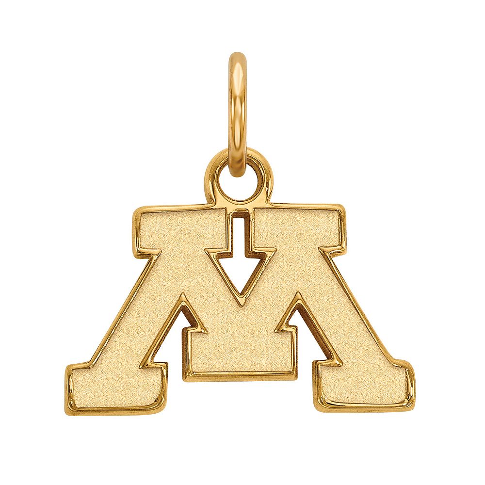 LogoArt 10K Gold Minnesota Golden Gophers Pendant