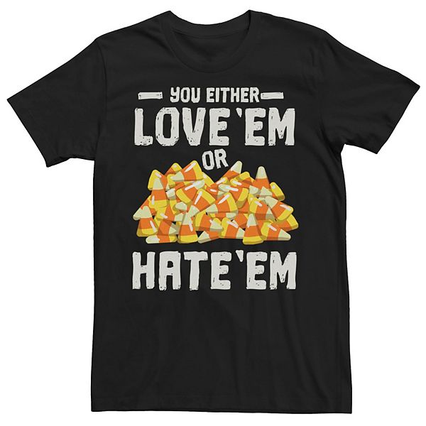 Men's Candy Corn Love 'Em or Hate 'Em Tee