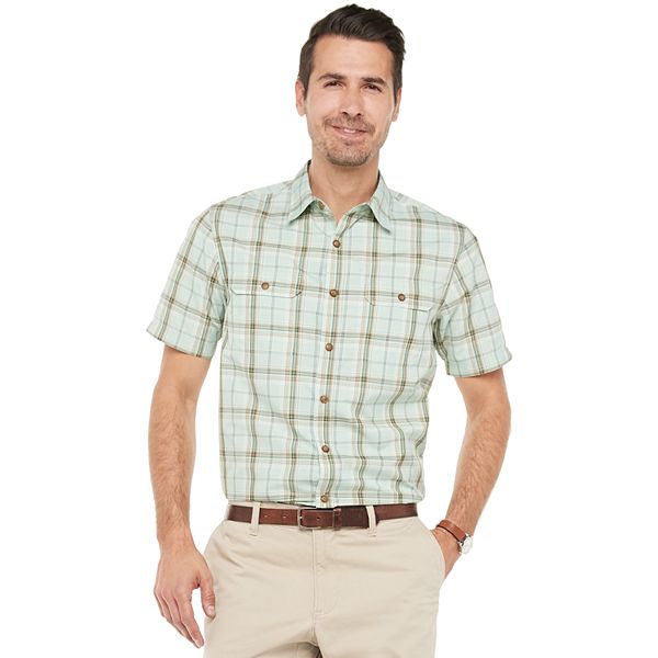 Men's Croft & Barrow® Quick-Dry Heather Mesh Button-Down Shirt Men's Croft & Barrow® Quick-Dry Heather Mesh Button-Down Shirt