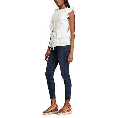 Chaps Blouses Linen Plus Size Tops Chaps | Shirts | New Chaps Collar