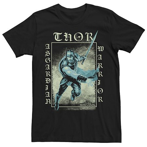 Men's Marvel Thor Ragnarok Asgardian Warrior Tarot Tee