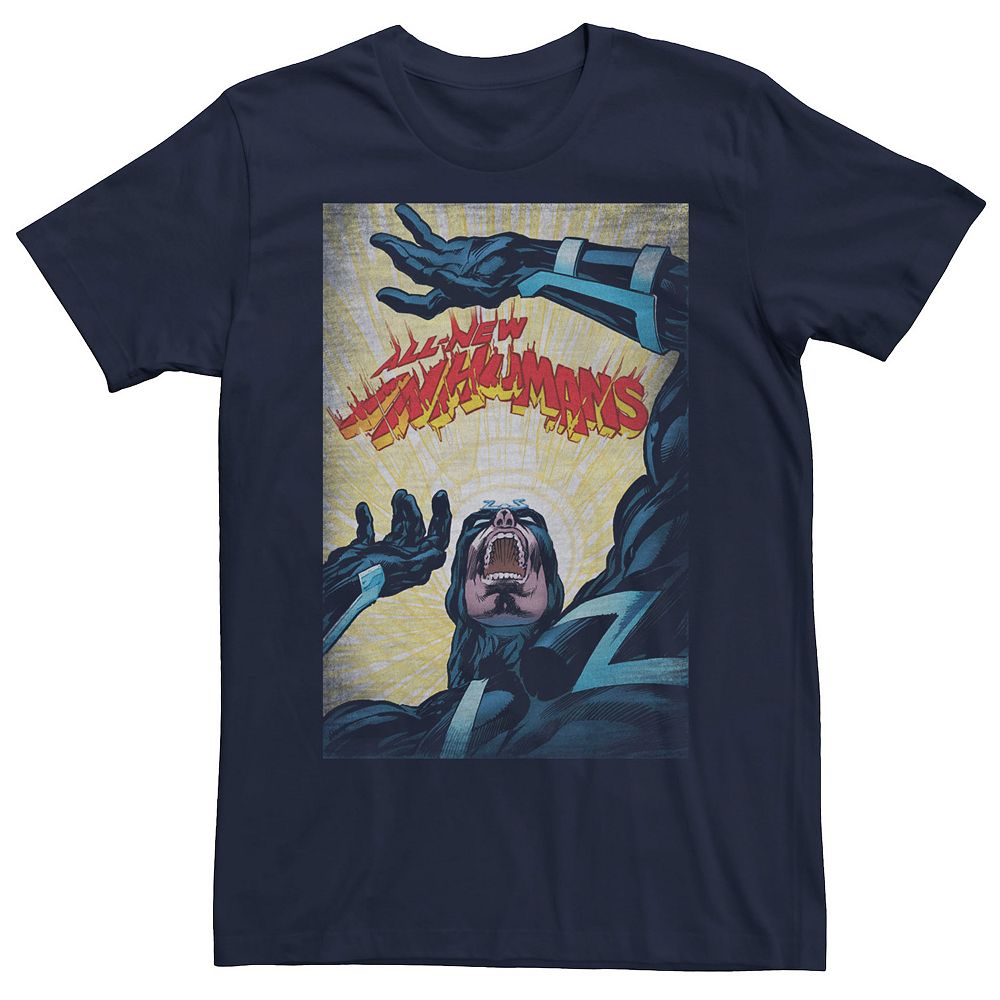 Men's Marvel Black Bolt The All-New Inhumans Cover Tee