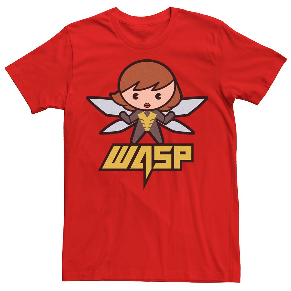 Men's Marvel Wasp Kawaii Cute Wingspan Stinger Tee