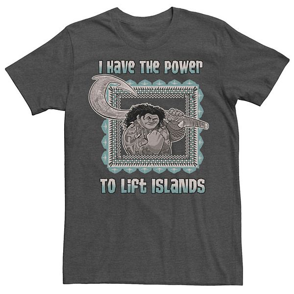 Disney's Moana Maui Power To Lift Islands Men's Tee