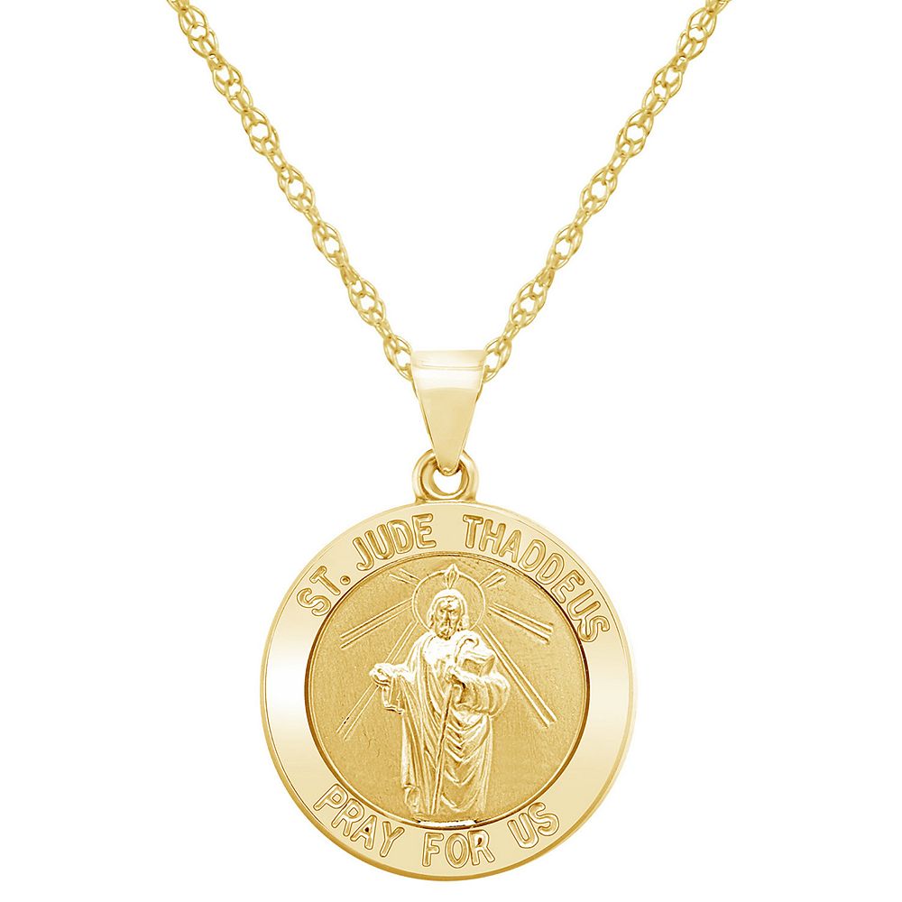 St Jude Pendant Gold