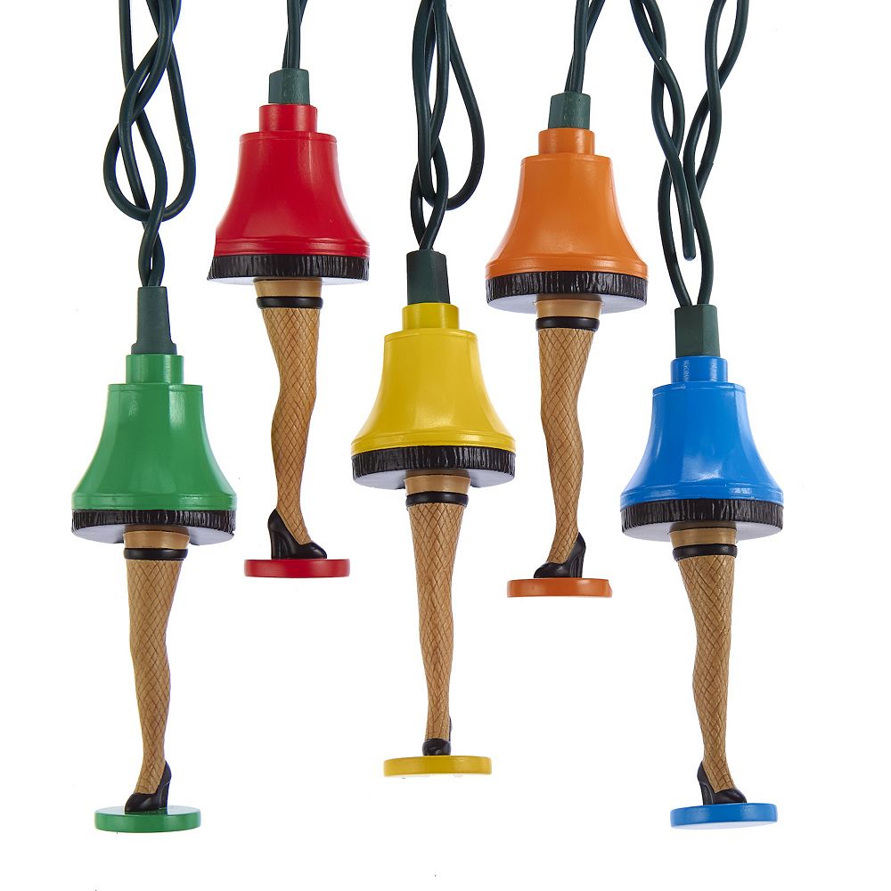 Kurt Adler 10-Light A Christmas Story Leg Lamp String Lights
