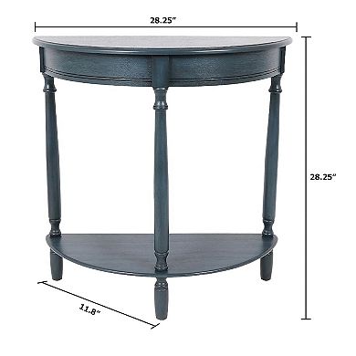 Decor Therapy Simplify Half Round Accent Table