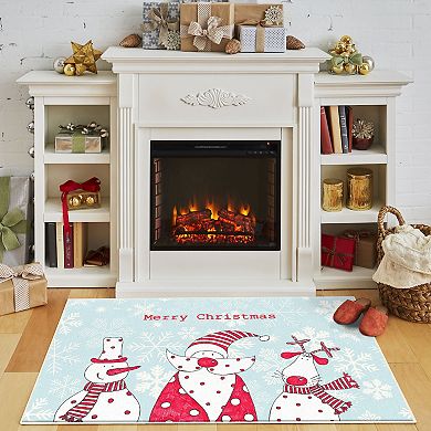 Mohawk® Home Prismatic Christmas Friends Rug