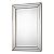 Grooved Texture Hanging Mirror