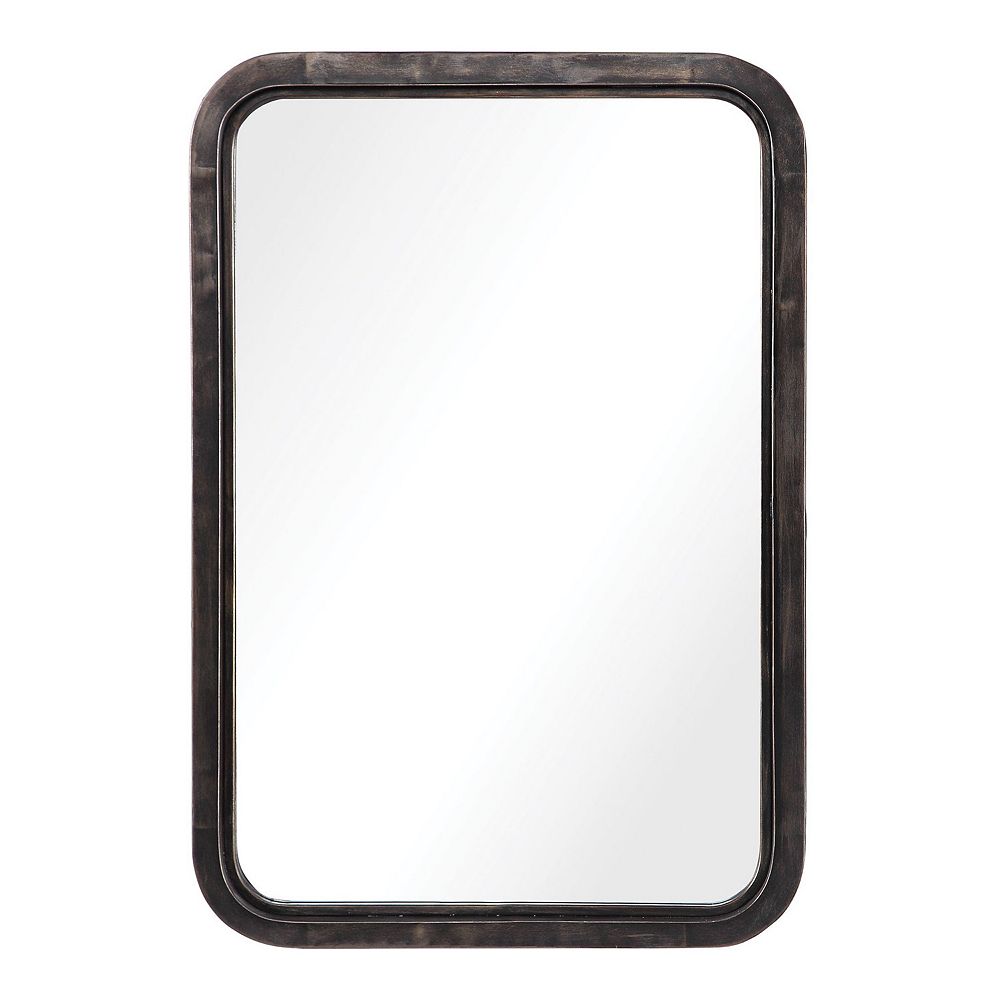 Rectangular Rich Dark Bronze Finish Wall Mirror