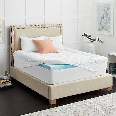 Sealy Full SealyChill 4 Memory Foam Mattress Topper with Cover