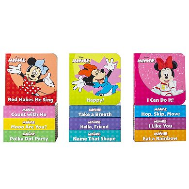 Disney's Minnie Mouse My Friend Minnie My First Library 12 Board Book Set