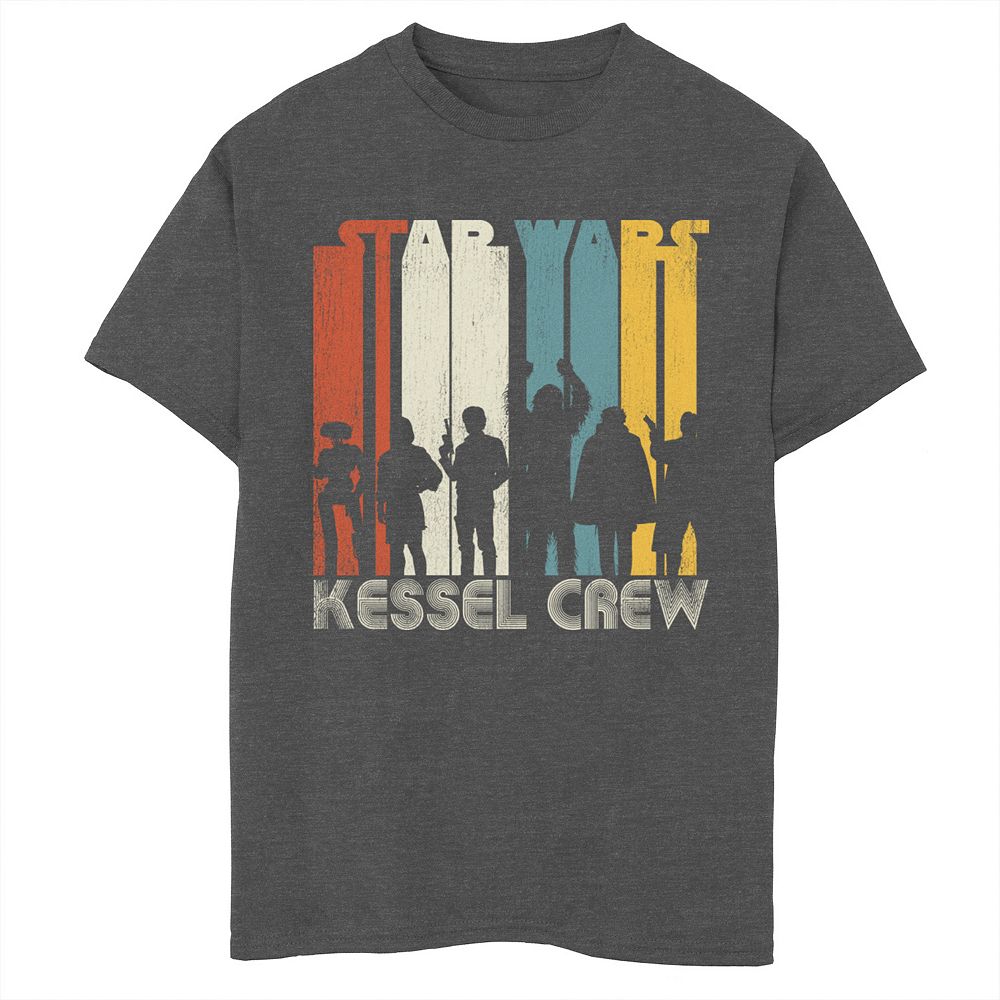 Boys 6-20 Star Wars Han Solo Movie Kessel Crew Groovy Graphic Tee
