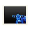 Trademark Fine Art 'Blue Cow' Chalkboard Wall Decor