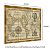 Trademark Fine Art Antique World Map Framed Wood Slat Wall Art