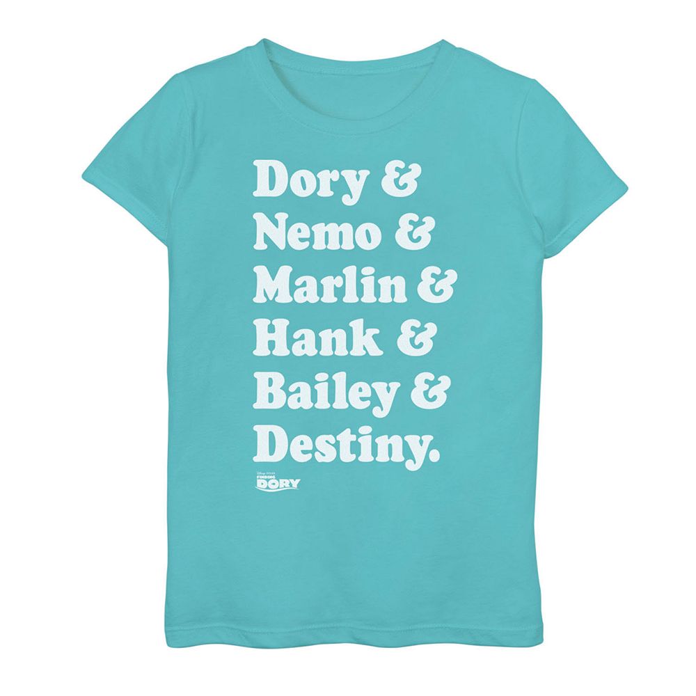 Girls 7-16 Disney/Pixar's Finding Dory Roll Call Tee