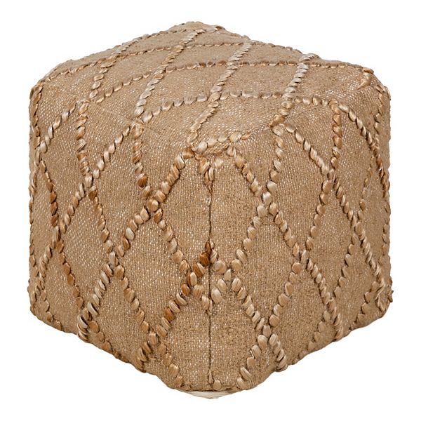 Decor 140 Jute Bowie Pouf