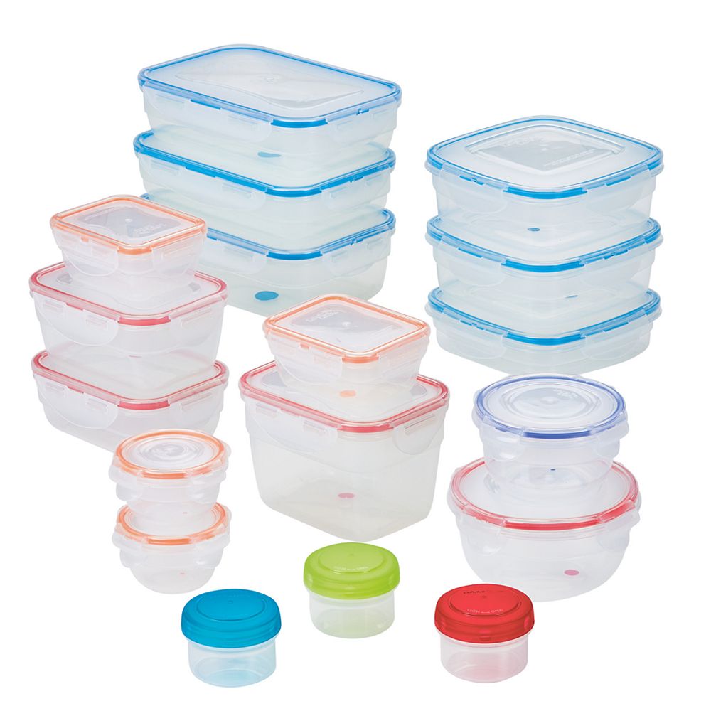 LocknLock Easy Essentials Color Mates 36-pc. Food Storage Container Set