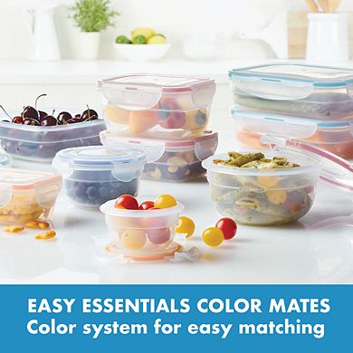 LocknLock Easy Essentials Color Mates 18-pc. Food Storage Container Set