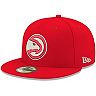 Men's New Era Red Atlanta Hawks Official Team Color 59FIFTY Fitted Hat