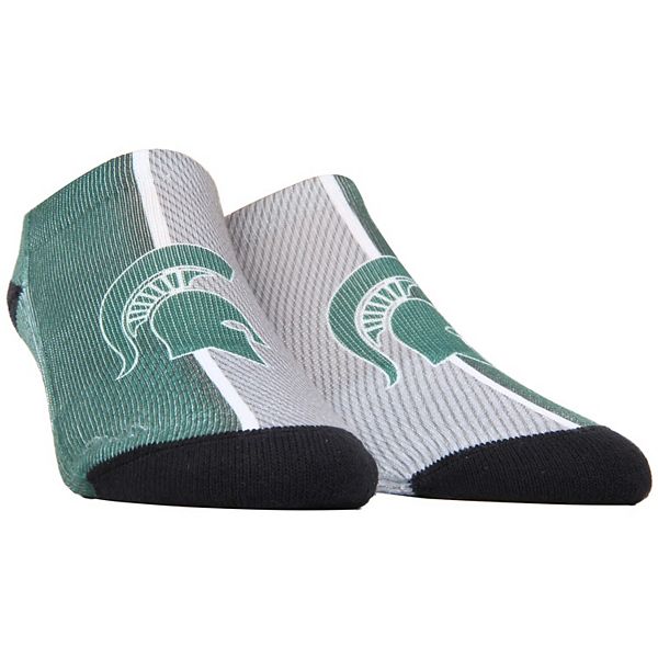 Men's Rock Em Socks Michigan State Spartans Campus Stripe Ankle Socks