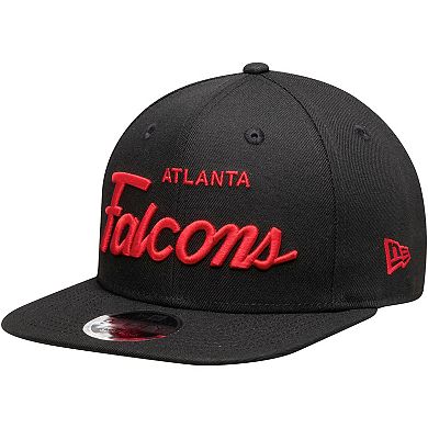 Men's New Era Black Atlanta Falcons Griswold Original Fit 9FIFTY ...