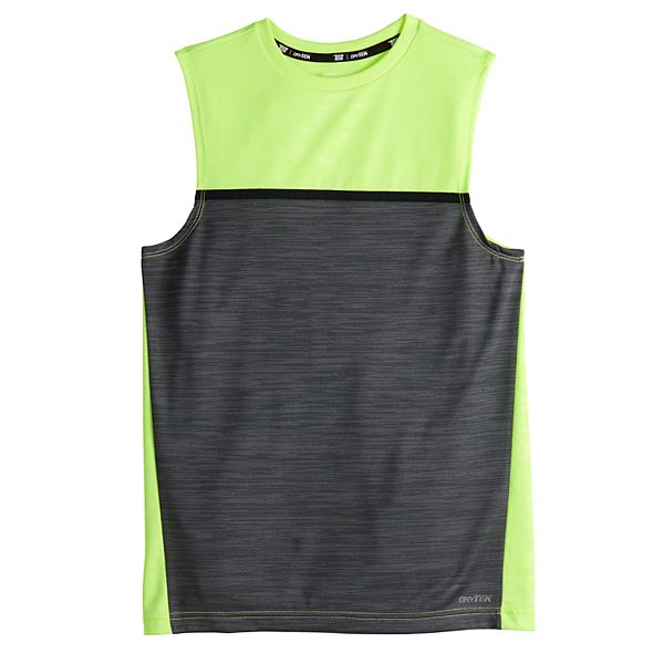 Boys 4-20 Tek Gear® DryTek Colorblock Muscle Tee in Regular & Husky