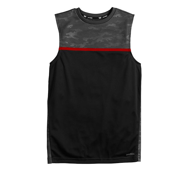 Boys 4-20 Tek Gear® DryTek Colorblock Muscle Tee in Regular & Husky