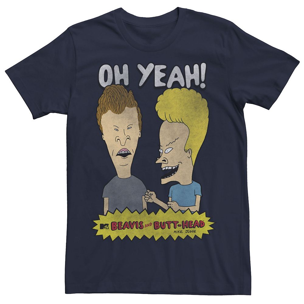 Men's Beavis And Butthead Oh Yeah! Portrait Tee