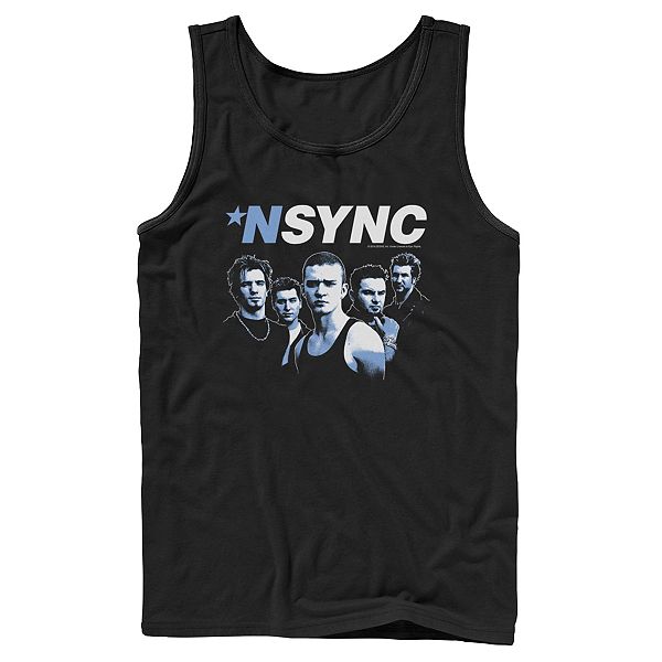 Men's Nsync Blue Hue Portrait Tank Top